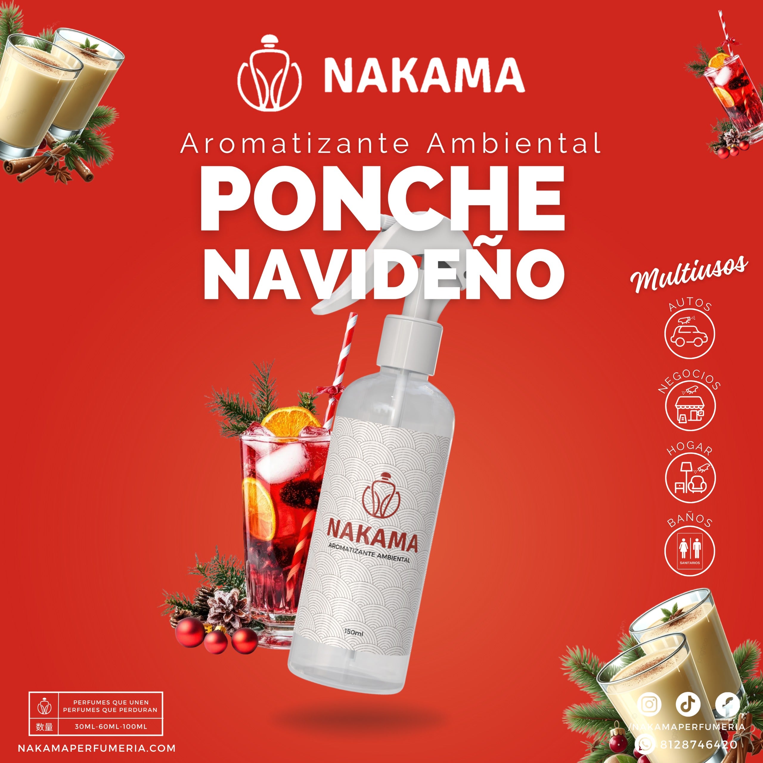 AA127 PONCHE NAVIDEÑO – Nakama Perfumería