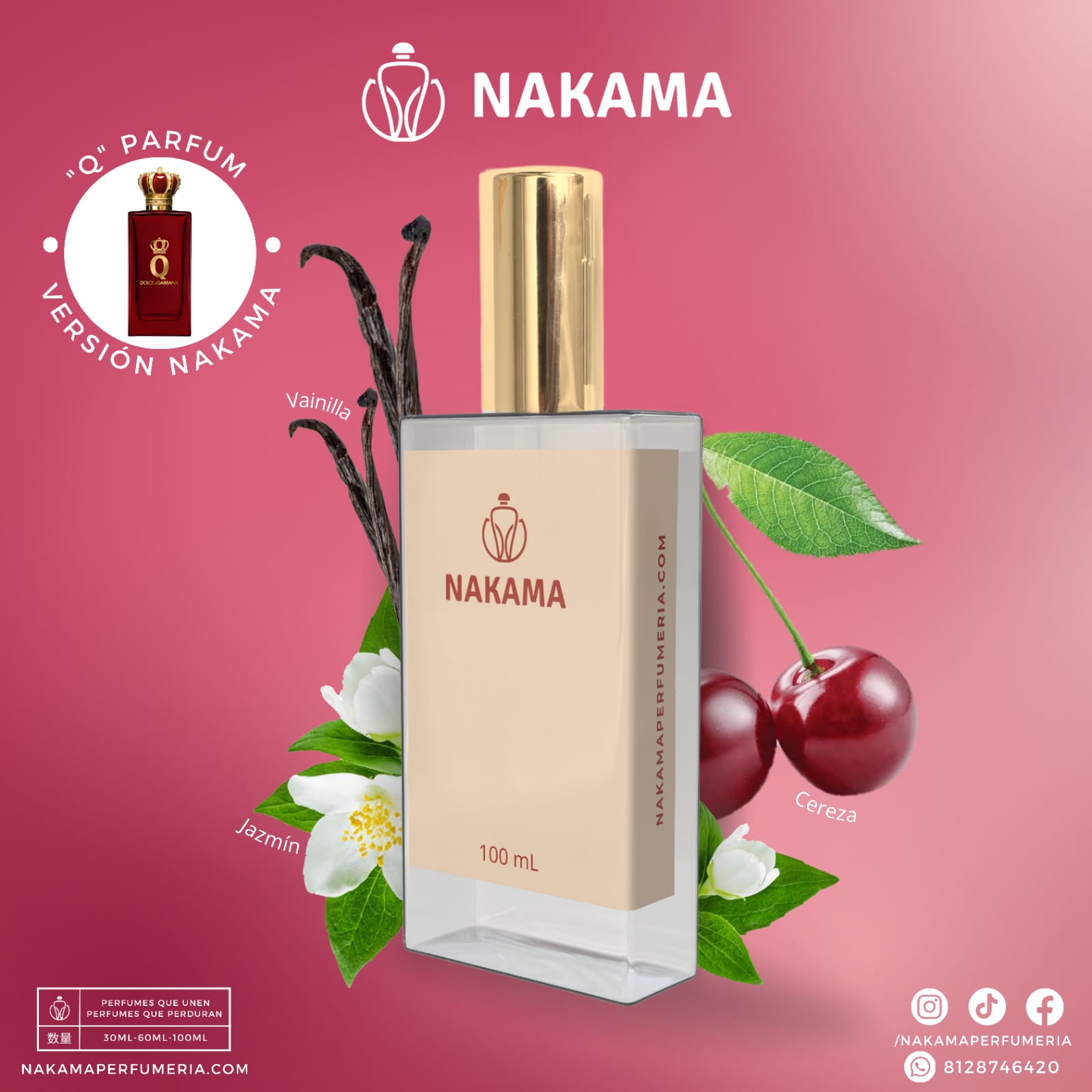 NF802 Q PARFUM - DOLCE & GABBANA - DAMA – Nakama Perfumería