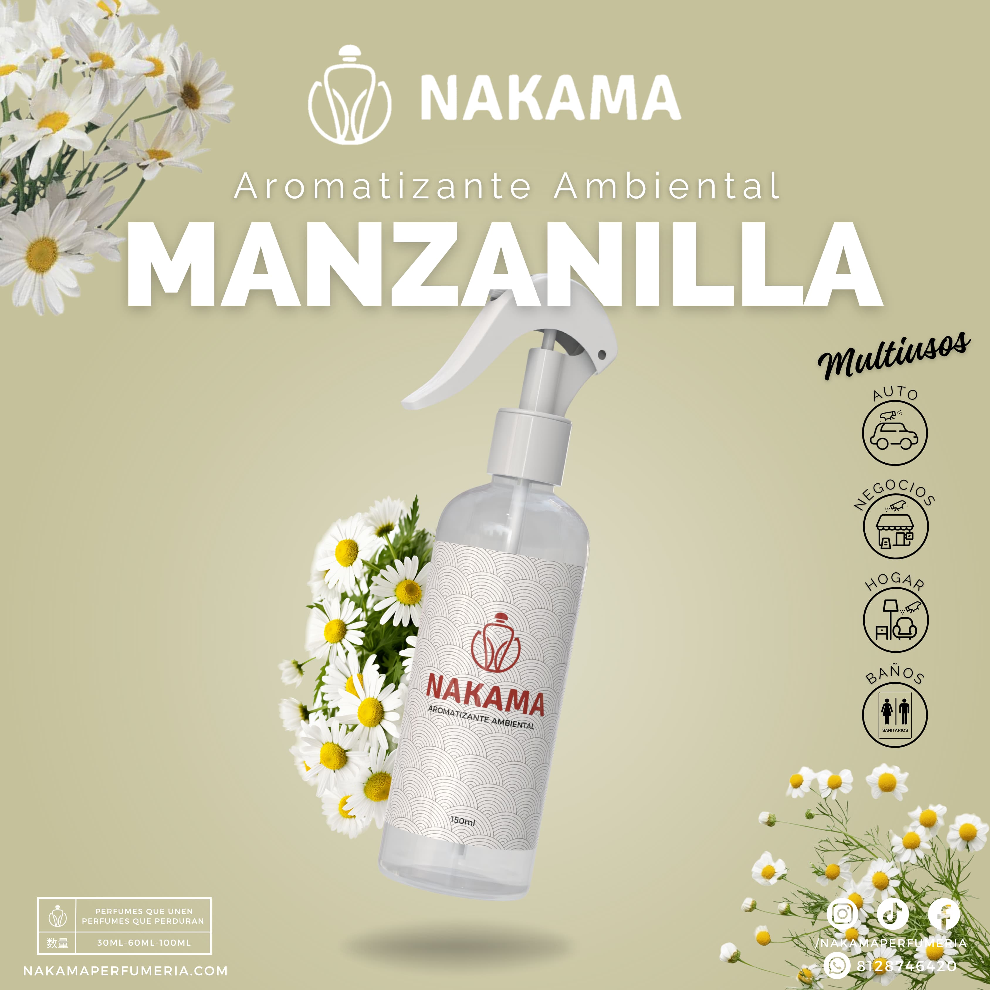 AA020 MANZANILLA – Nakama Perfumería